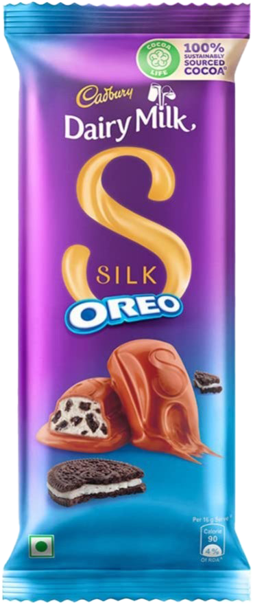 Cadbury Dairy Milk Silk Oreo Chocolate Bar 58g MRP 220 - Fasto