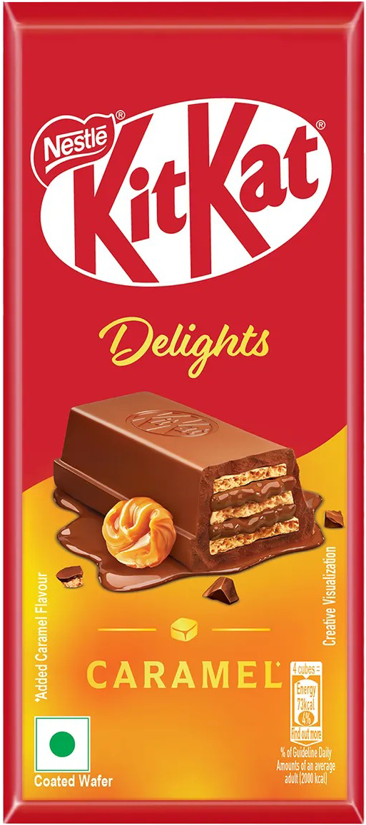 Kit Kat Tablet Caramel Chocolate Bar 50g MRP 144 - Fasto